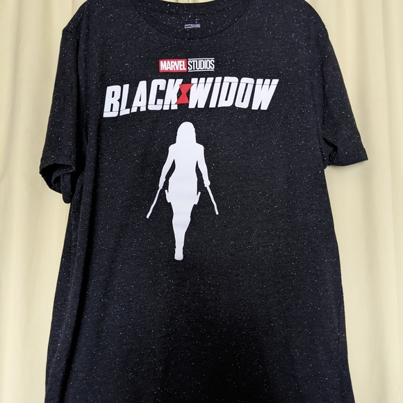 Marvel | Shirts | Marvel Studios Black Widow 22 Comic Con Tshirt Size ...